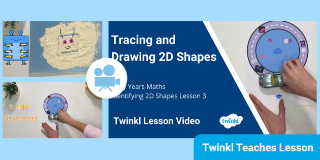 FREE! - 👉 Early Years (Ages 3-5) Maths: 2D Shapes Video Lesson 3
