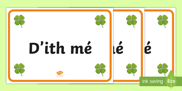 Irish Verbs Sheet | Past Tense Verbs in Gaeilge