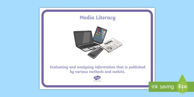 Media Literacy Display Poster