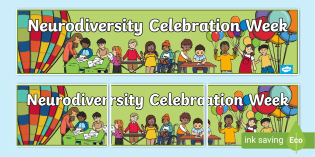 * NEW * Neurodiversity Celebration Week Display Banner