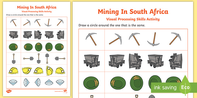 Mining In South Africa - Visual Processing Skills
