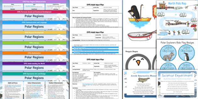 EYFS Polar Regions Lesson Plan Enhancement Ideas and Resource