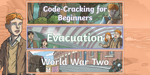 Display World War 2 - 'Code-Cracking for Beginners' Banner