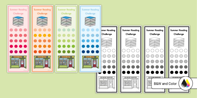 Summer Reading Challenge Bookmark (teacher made)