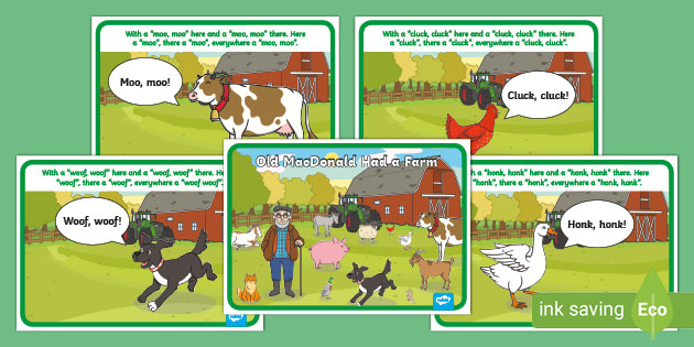 Old MacDonald Had a Farm Sequencing (teacher made)