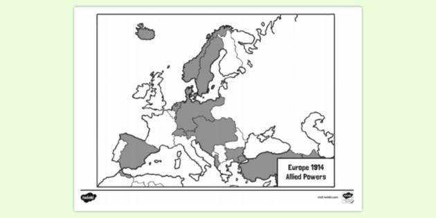 FREE! - Allied Powers Colouring Sheet | Colouring Sheets