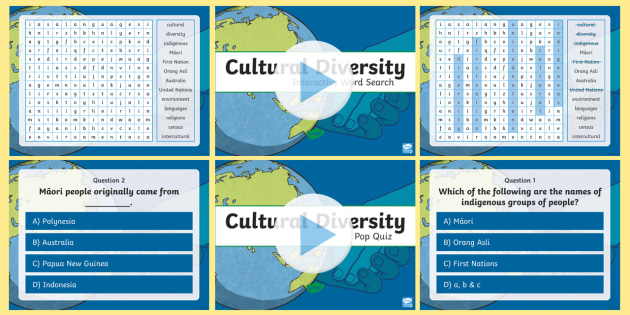 Cultural Diversity Lesson | Interactive PowerPoint