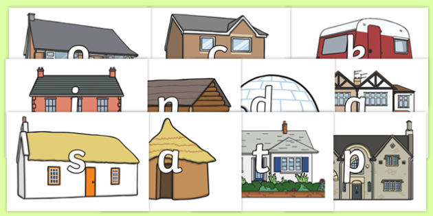 Phase 2 Sounds on Houses and Homes Display Cut Outs