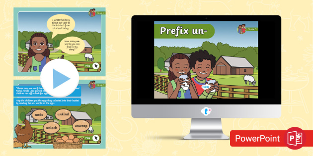 Prefix un- PowerPoint | Class Presentation | South Africa