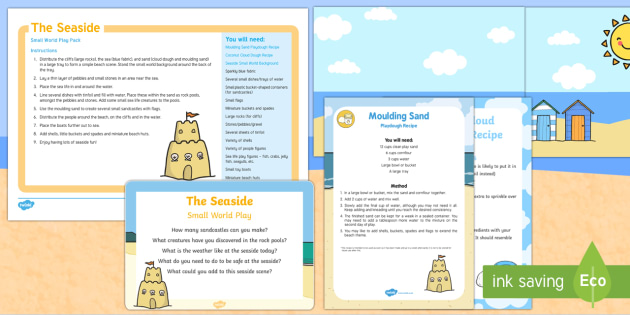 The Seaside Small World Play Idea and Printable Resource Pack