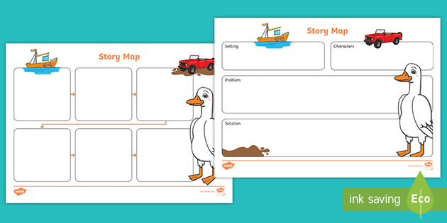 Duck and Friends Story Map (teacher made)