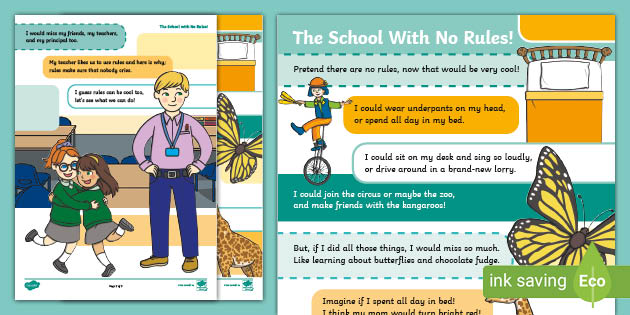 The school with no rules (teacher made)