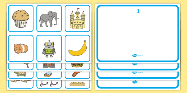 Number Counting Sorting Game 1-10 (teacher made)