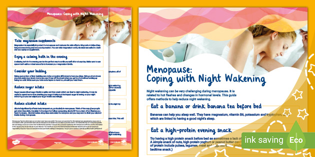Menopause: Coping with Night Wakening