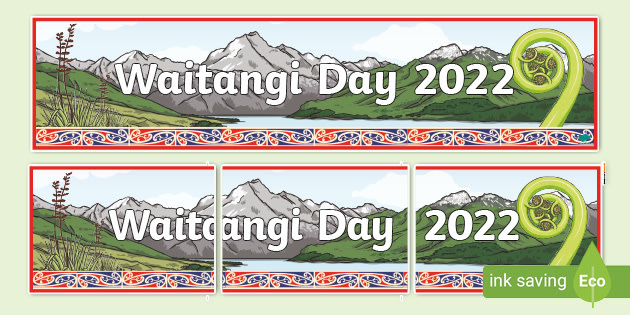 Waitangi Day Display Banner (teacher made)