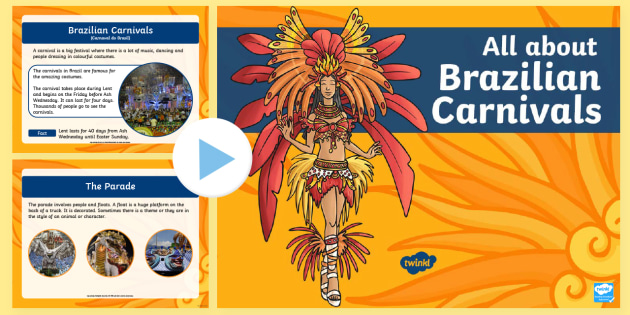 KS1 All about Brazilian Carnivals PowerPoint - Twinkl