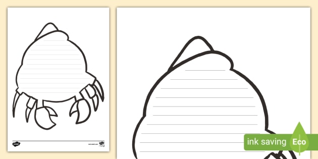 Hermit Crab Writing Frame (teacher made)