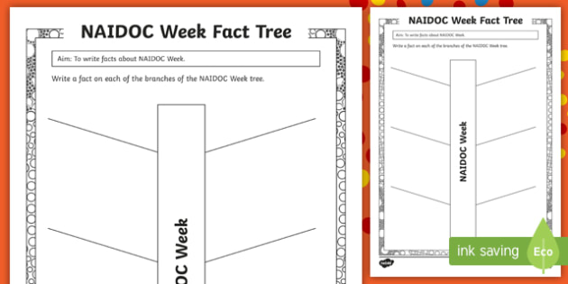 FREE! - NAIDOC Week Fact Tree Worksheet | Australian Resources
