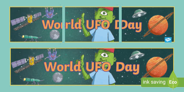 World UFO Day Display Banner (teacher made)