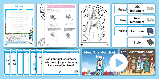Early Level Catholic May Is The Month Of Mary Resource Pack