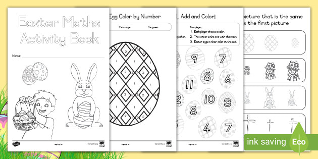 Easter Maths Activities | Booklet | Foundation Phase