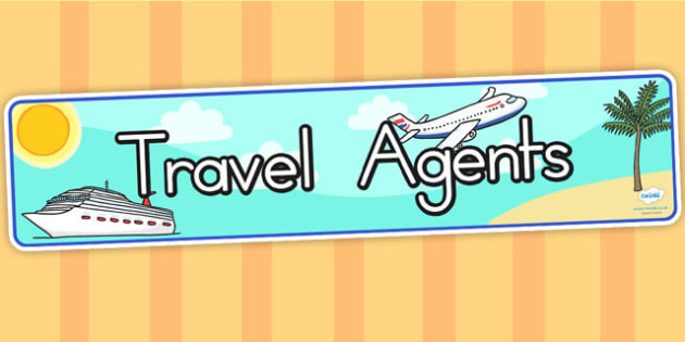 Travel Agents Role Play Display Banner - travel agents, banner