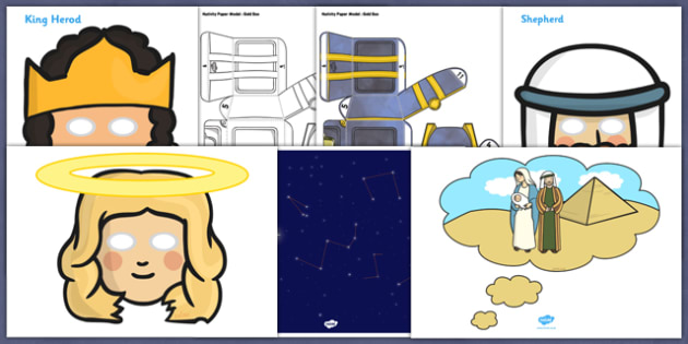 Christmas Nativity Stable Role Play Pack