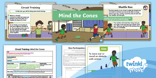 Moving With Control PE Lesson - Year 1 Circuits - Twinkl KS1
