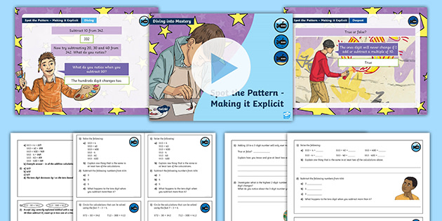👉 White Rose Maths Supporting Y3 Spot Pattern Making Explicit