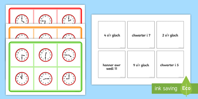 Bingo Amser (teacher made)