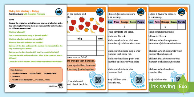 Statistics Parent Guide and Activity Ideas - Year 2 Subject Support ...