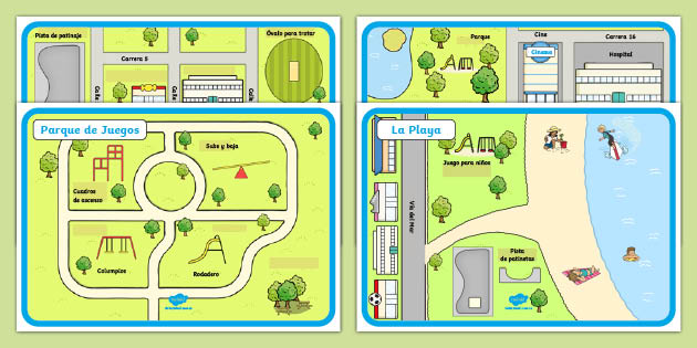 Hojas De Trabajo De Lectura De Mapas, Cuarto Grado Z553 Geografía 4°