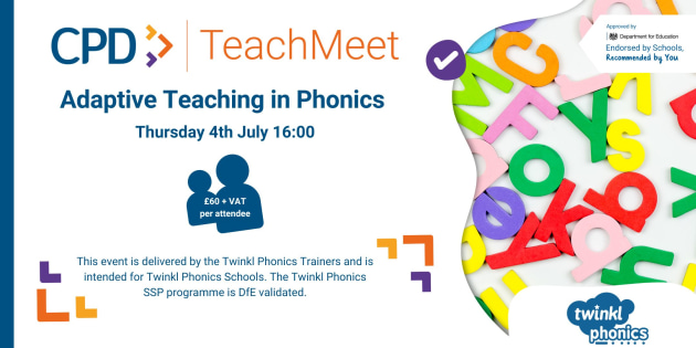 Adaptive Teaching in Phonics Twinkl Teach Meets - Twinkl