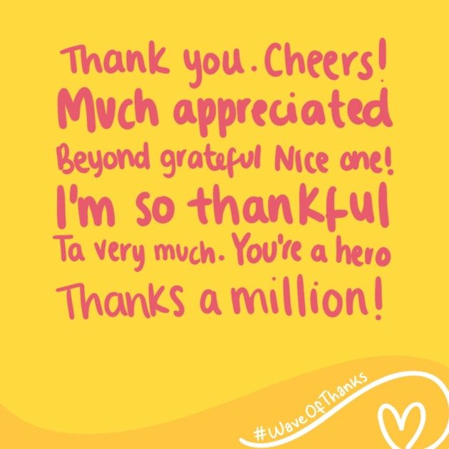 Wave of Thanks Twinkl Teach Meets - Twinkl