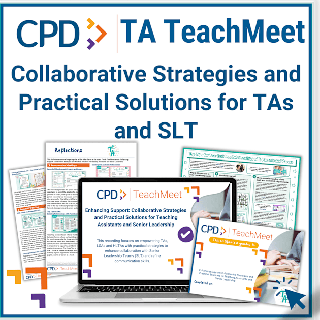 TA TeachMeets - CPD for teaching assistants - Twinkl