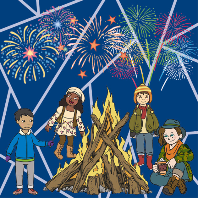 Clipart Bonfire Night