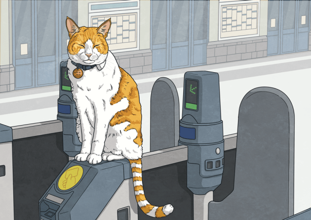 Cat Greets Commuters at Train Station - Twinkl NewsRoom