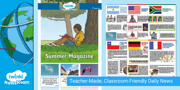 Twinkl NewsRoom | Latest Kid News Articles | News Report For Children