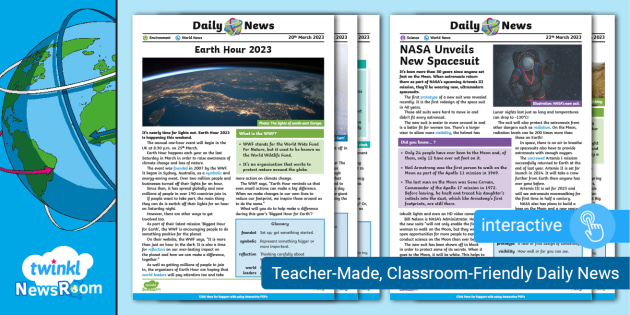 Weekly Comprehension Pack - 24th March 2023 - Twinkl NewsRoom Weekly Comprehension Pack - 24th March 2023 - Twinkl NewsRoom