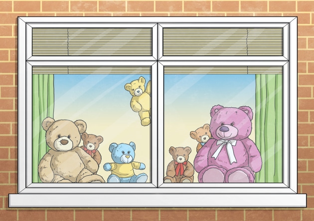 Teddy Bears in Windows - Twinkl NewsRoom - Twinkl