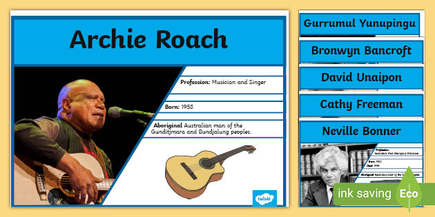 Famous Indigenous Australians for Children | Teaching Wiki