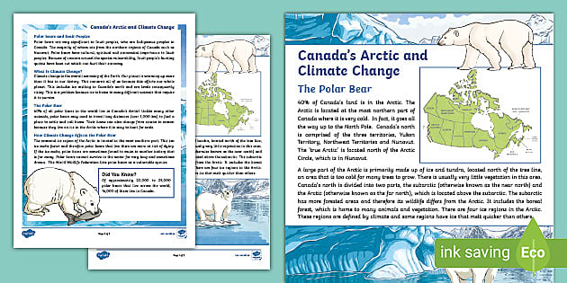 The Climate Regions of Canada - Twinkl
