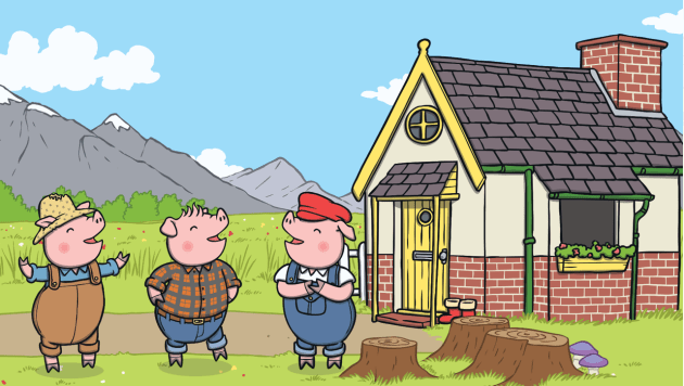 Cei trei purceluși | Teaching Wiki | România - Twinkl