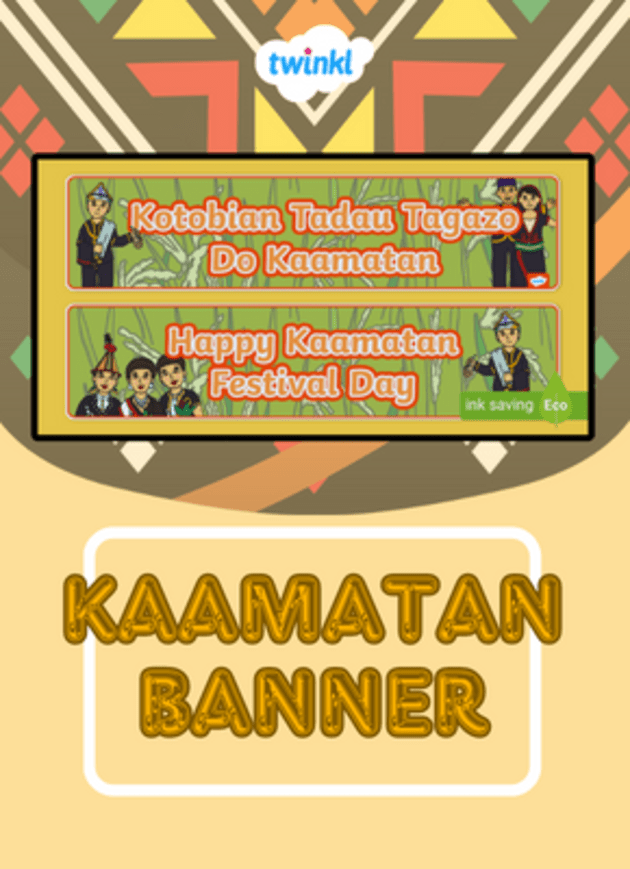 Kaamatan Festival Pesta Kaamatan Twinkl