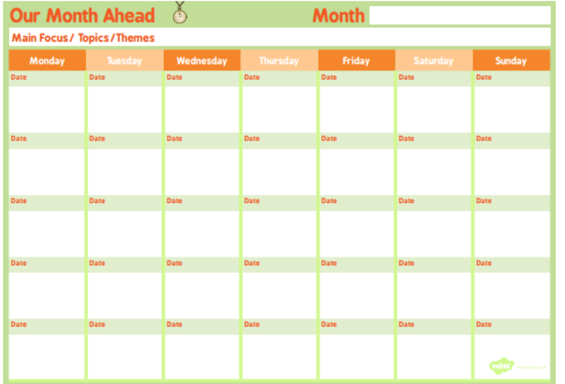 Monthly Planner Template Bonus Monthly Planner Template Bonus