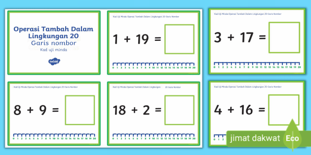 Operasi Tambah - Penambahan - Cabar Minda Matematik Tambah