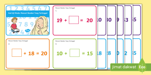 Operasi Tambah - Penambahan - Cabar Minda Matematik Tambah