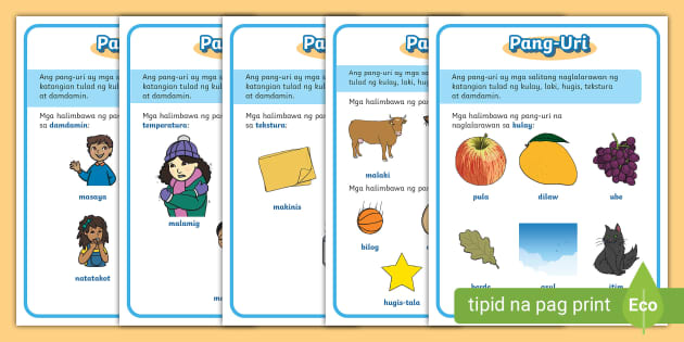 Walong Bahagi ng Pananalita | Teaching Wiki - Twinkl