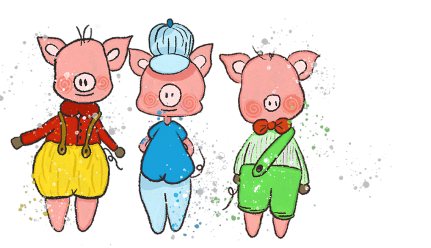 Cei trei purceluși | Teaching Wiki | România - Twinkl