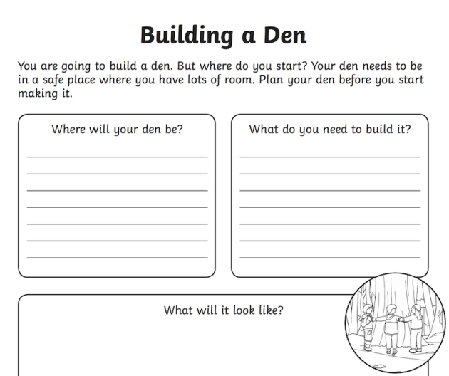 Den Building EYFS - Twinkl